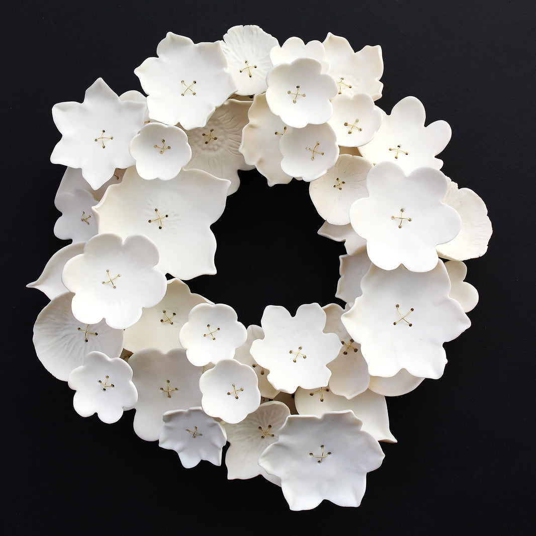 Porcelain ceramic wall art Luxury modern sculpture - Elizabeth Prince ...